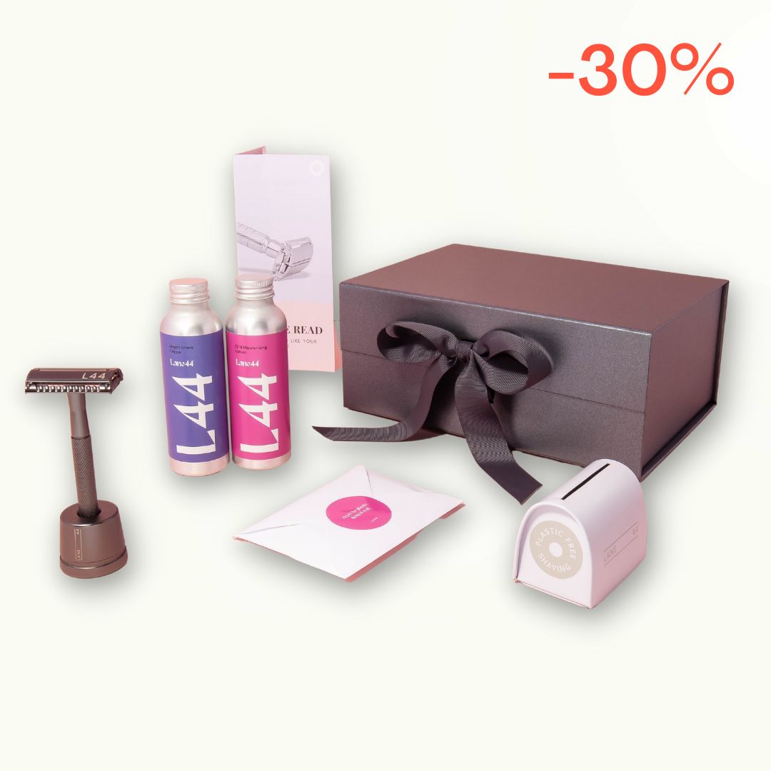 Deluxe Reusable Razor Gift Set (Black Gift Box) – Lane 44